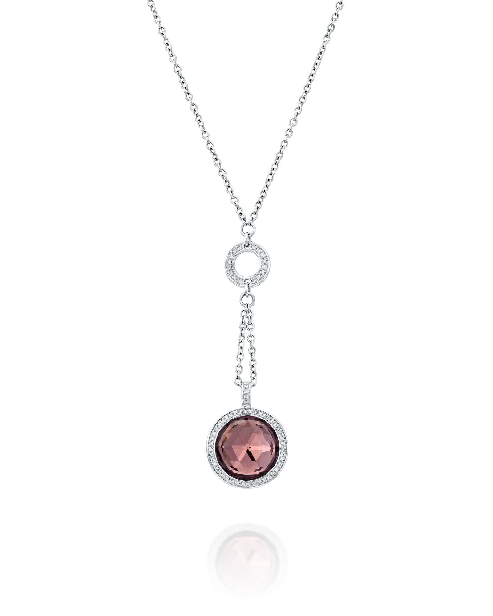 Amethyst and Diamond Necklace – Padani