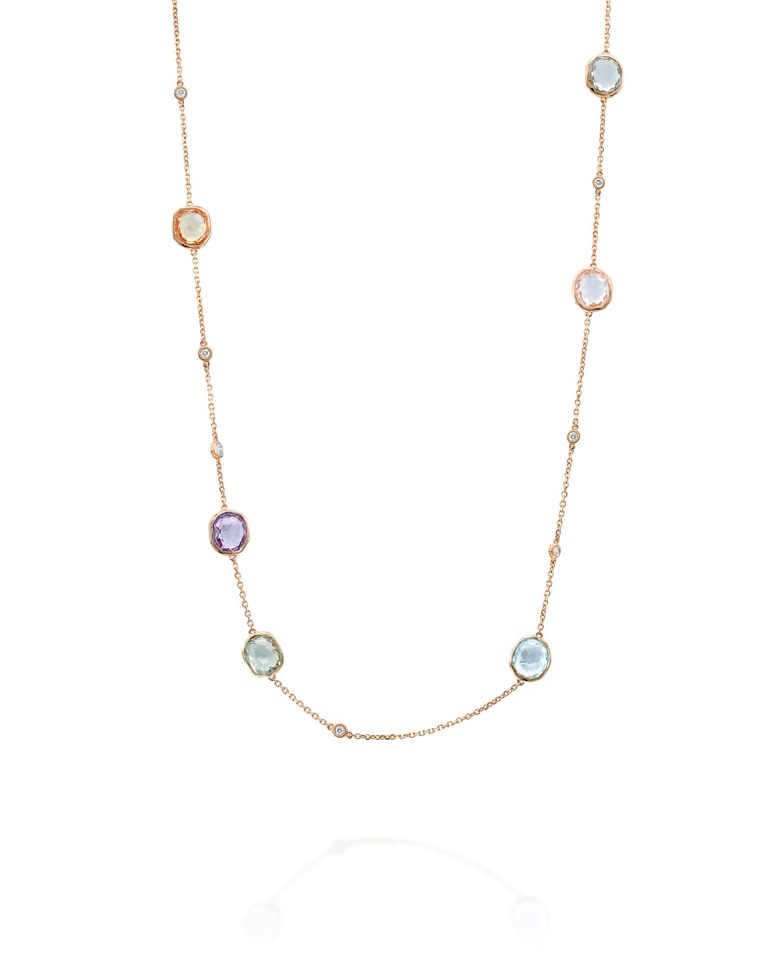 Diamond Streams Eleven Gems Necklace – Padani