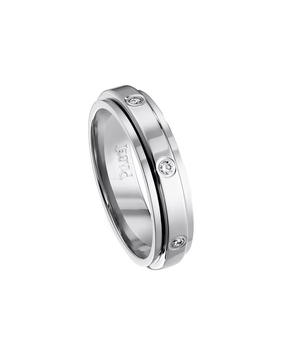 Possession ring in 18k white gold set with 7 diamonds – Padani